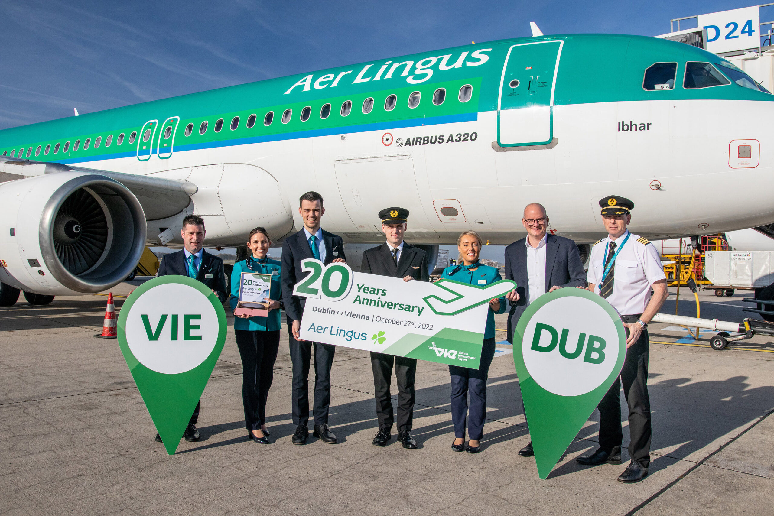 Aer Lingus fliegt seit 20 Jahren von Dublin nach Wien - Österreichische Verkehrszeitung