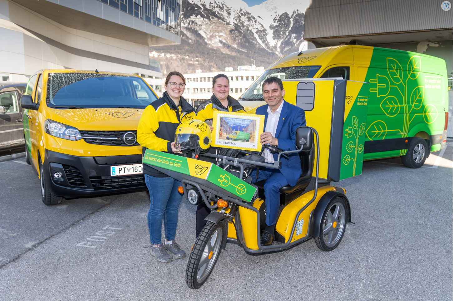 Post startet emissionsfreie Zustellung in Innsbruck - Österreichische ...