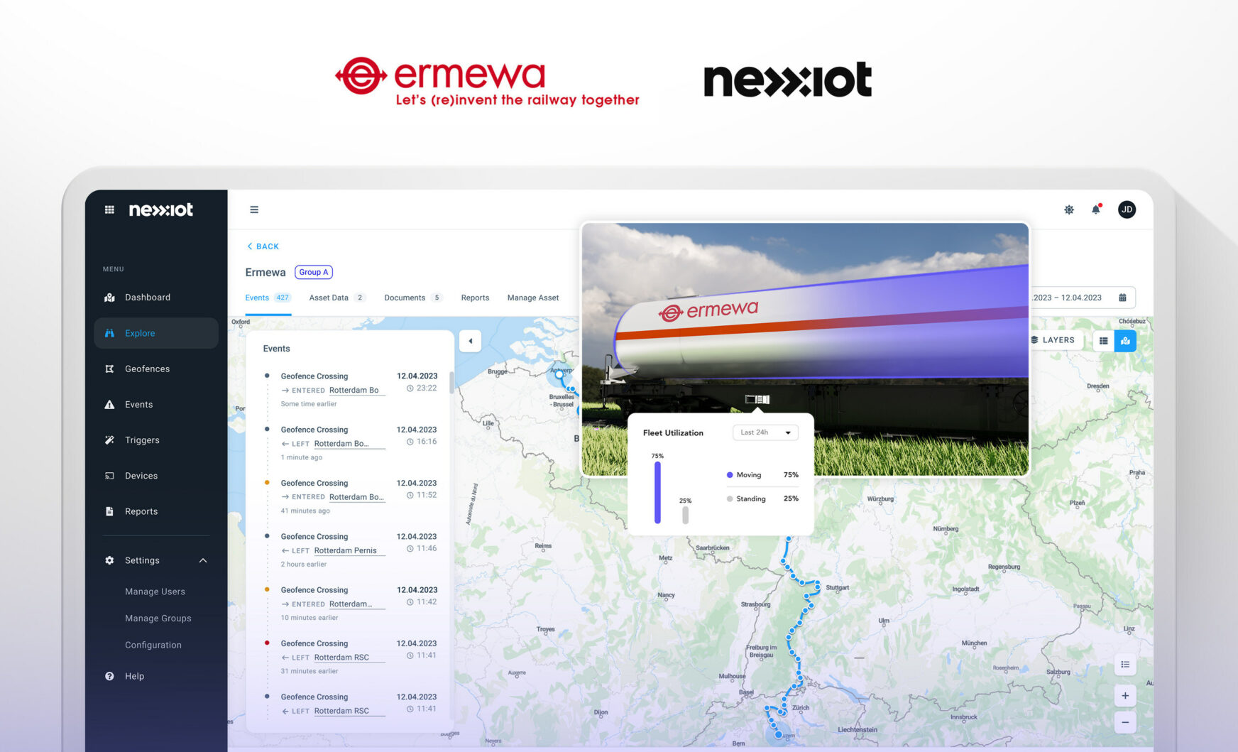 Ermewa digitalisiert mit Nexxiot-Technologie - Österreichische ...