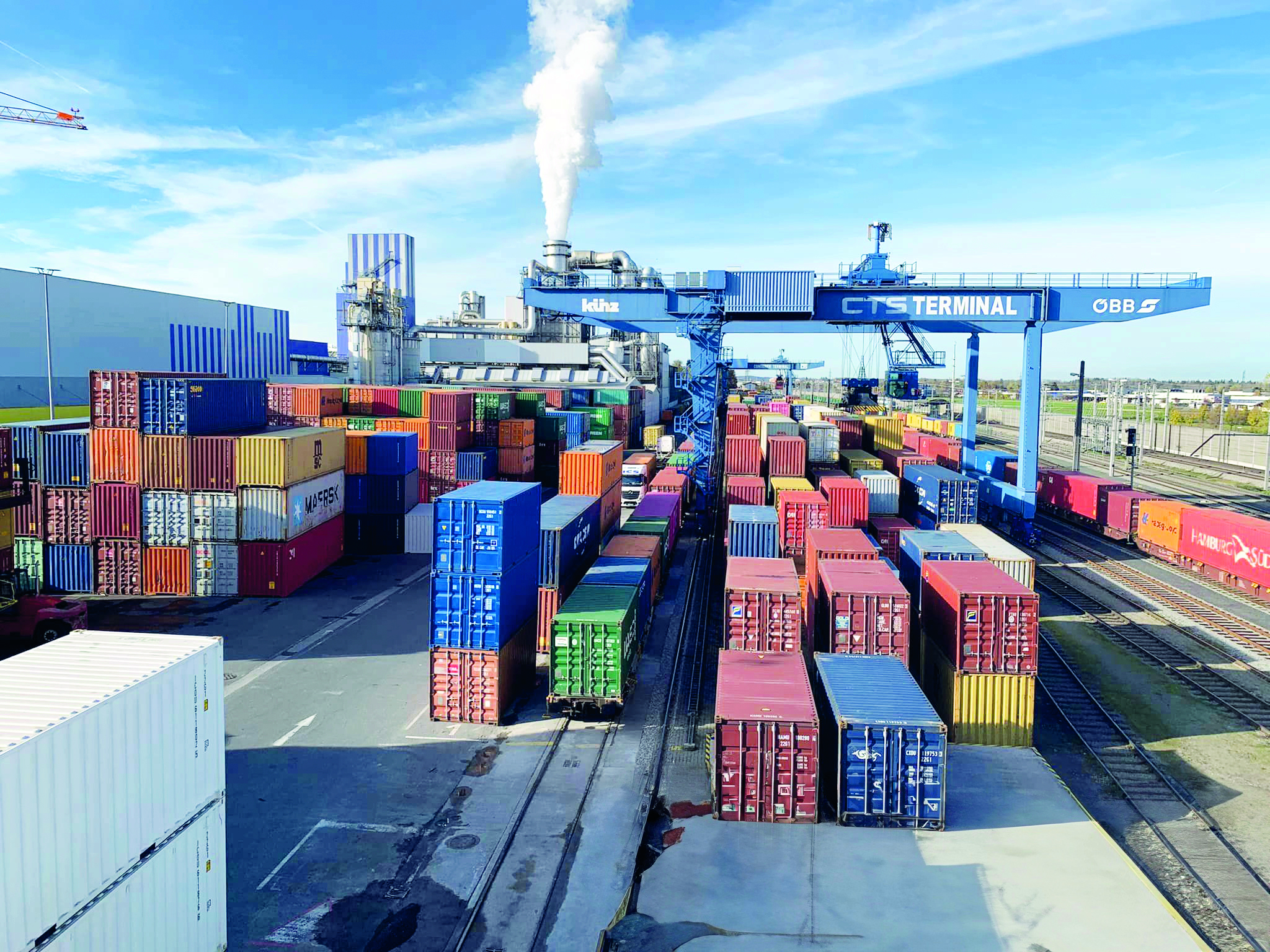 Container Terminal Salzburg jetzt zur Gänze mit E-Traktion ...